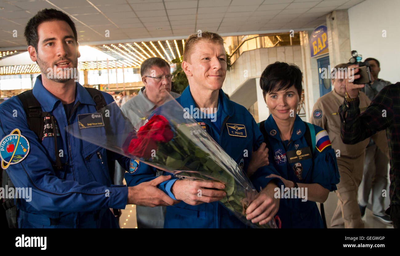 Tim Peake Landing High Resolution Stock Photography and Images - Alamy