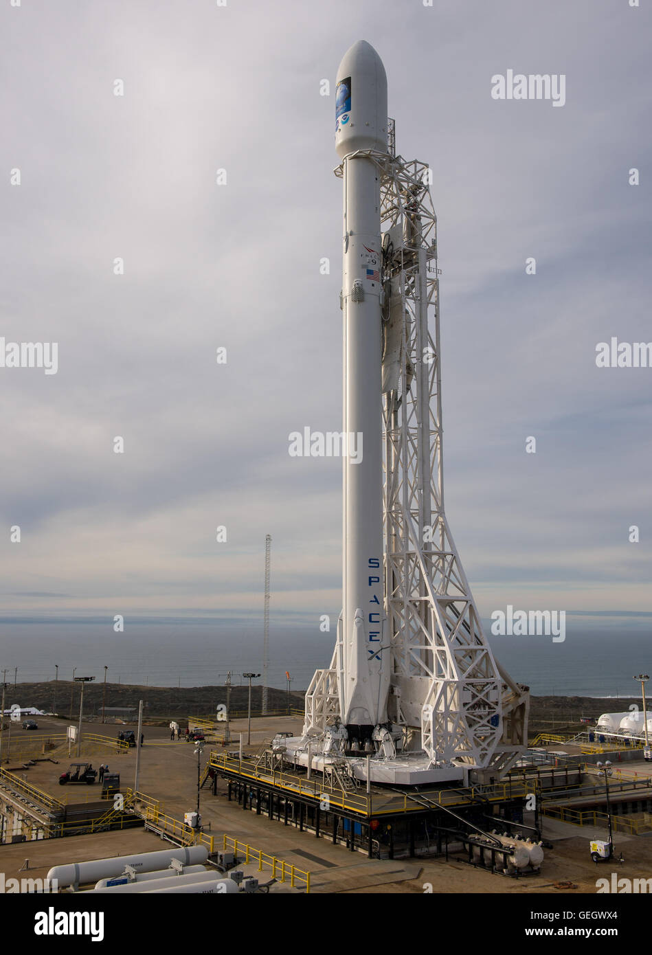 Jason-3 Satellite Launch Prep 01160004 Stock Photo - Alamy