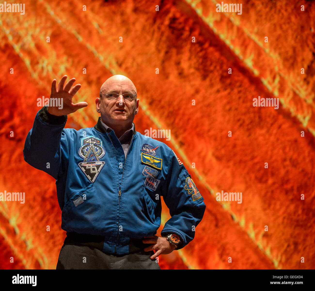 Astronaut Scott Kelly visits Washington, D.C., following his year-long ...