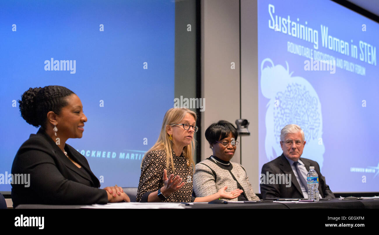 NASA hosted a roundtable discussion focused on sustaining women in STEM ...