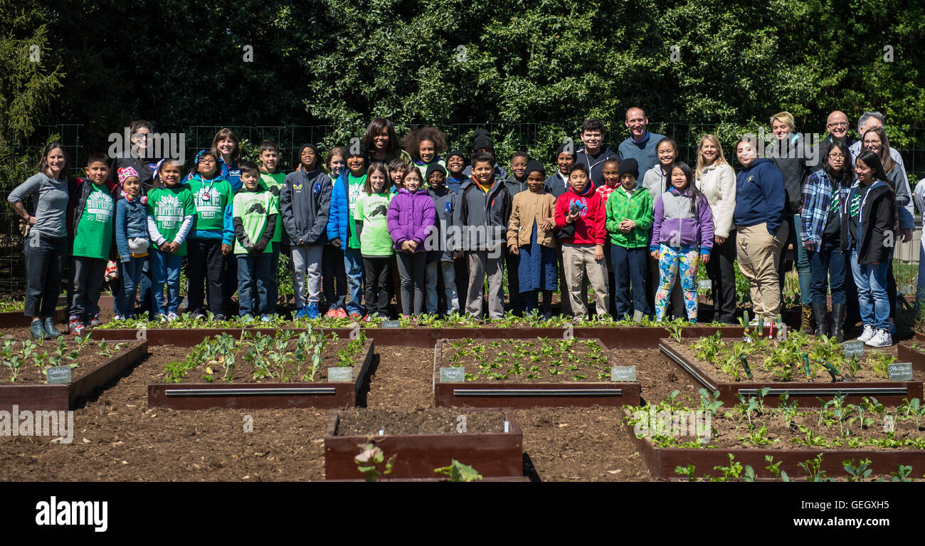 At the White House Kitchen Garden event, NASA Deputy Administrator Dava ...