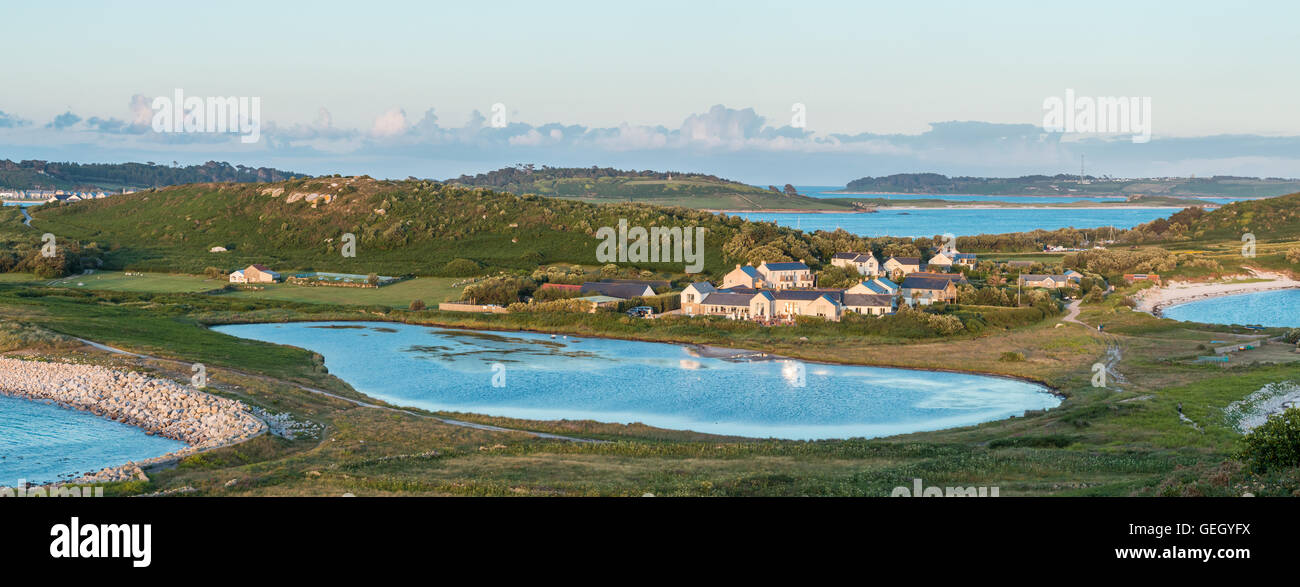 Hell Bay Hotel, Bryher, Isles of Scilly Stock Photo - Alamy