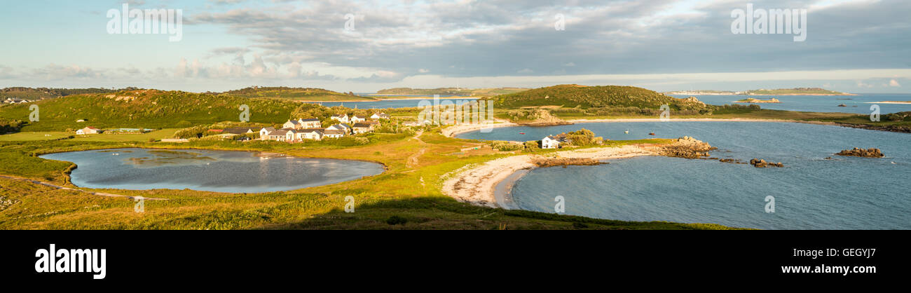 Hell Bay Hotel, Bryher, Isles of Scilly Stock Photo - Alamy