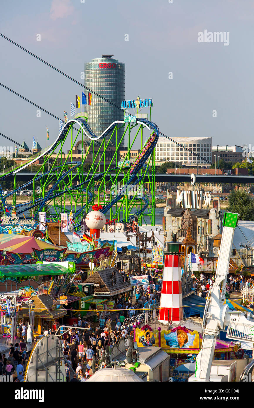 Largest fair on the Rhine, more than 4 millions visitors, with many ...