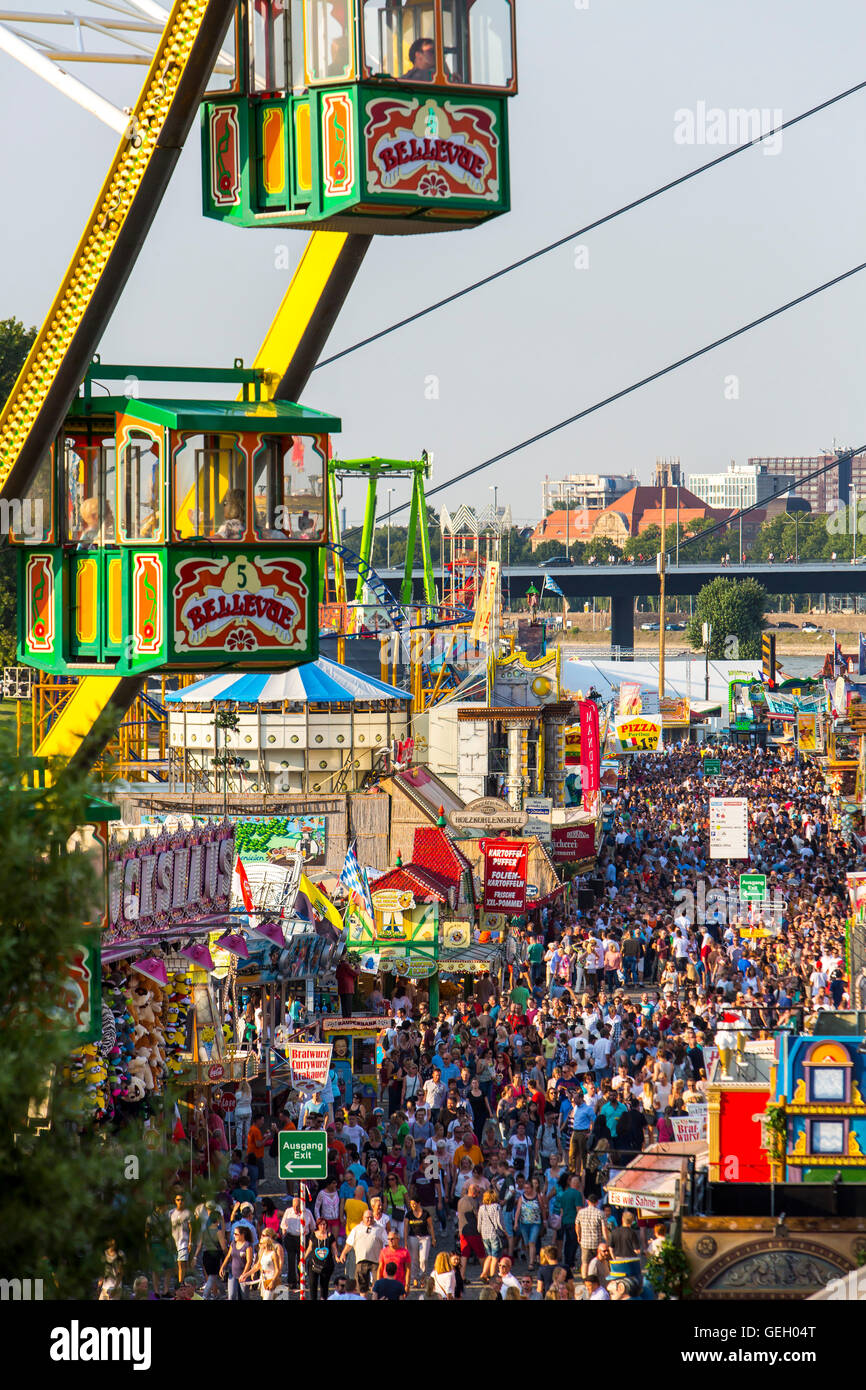 Largest fair on the Rhine, more than 4 millions visitors, with many ...