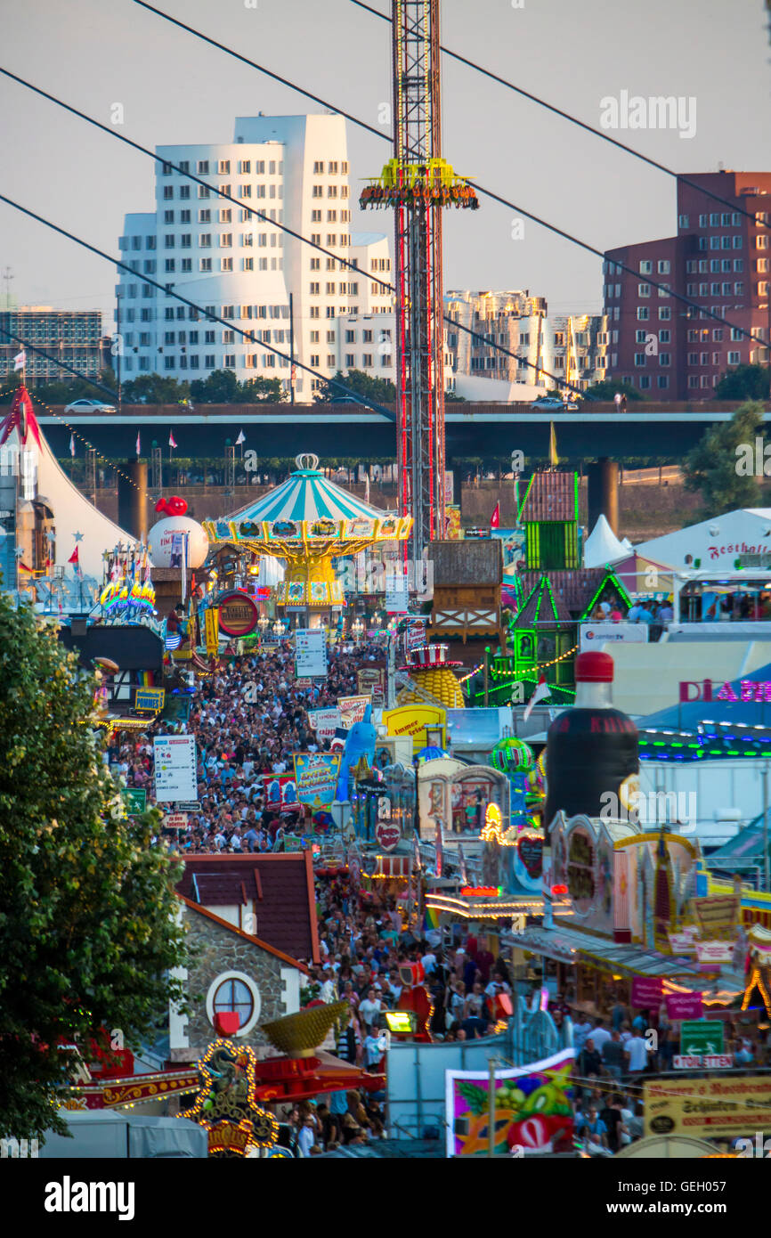 Largest fair on the Rhine, more than 4 millions visitors, with many ...
