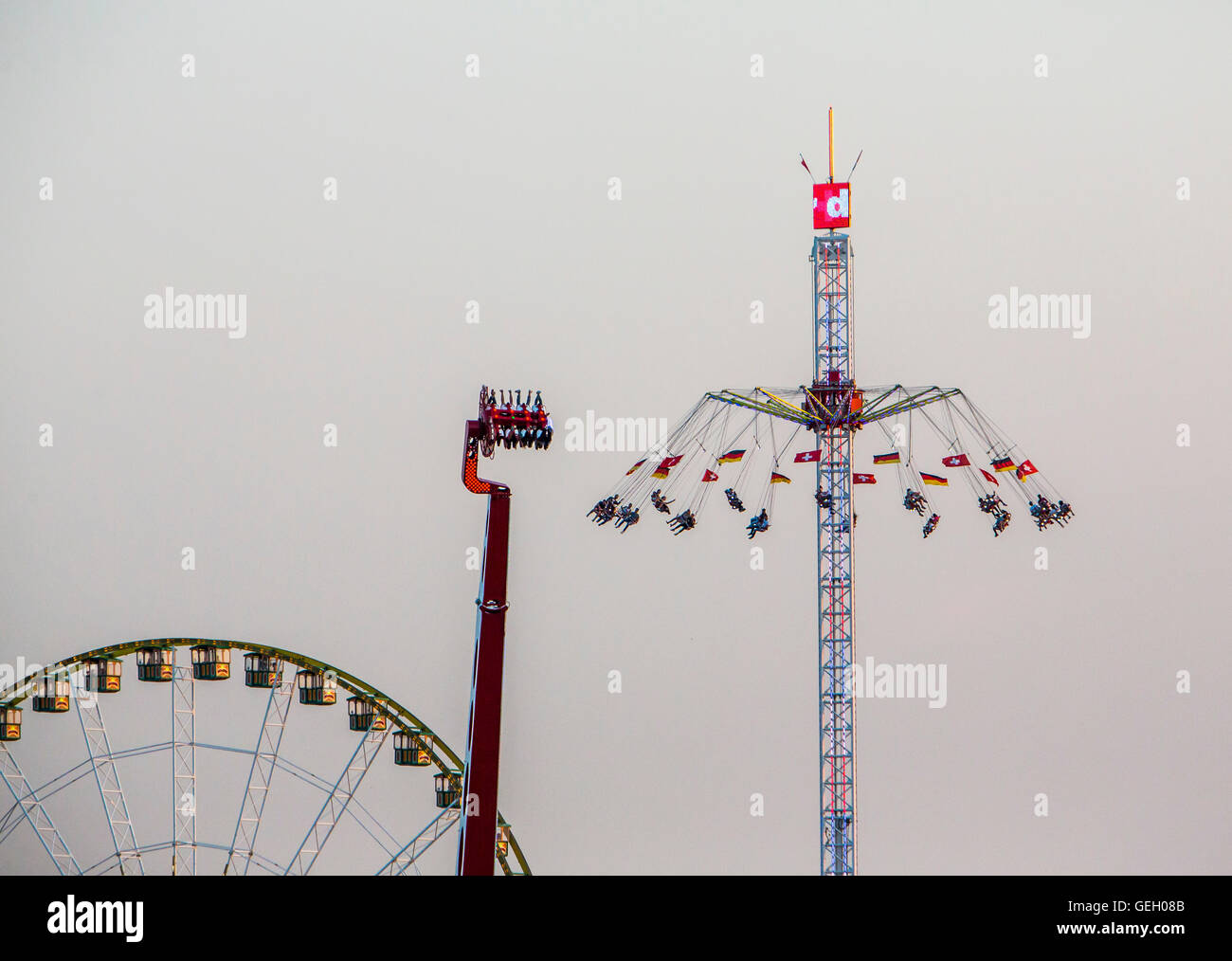 Largest fair on the Rhine, more than 4 millions visitors, with many ...