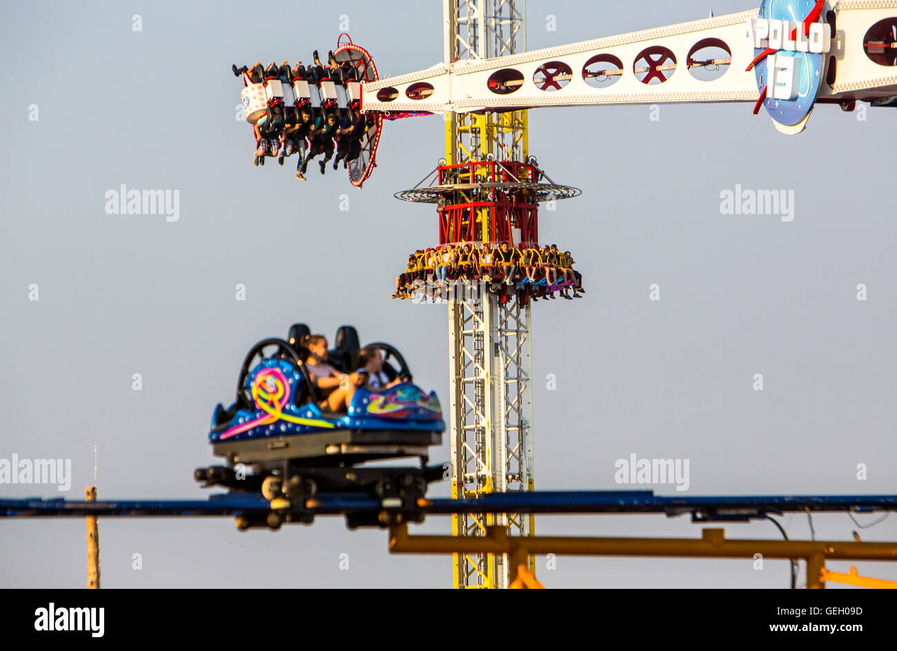 Largest fair on the Rhine, more than 4 millions visitors, with many ...