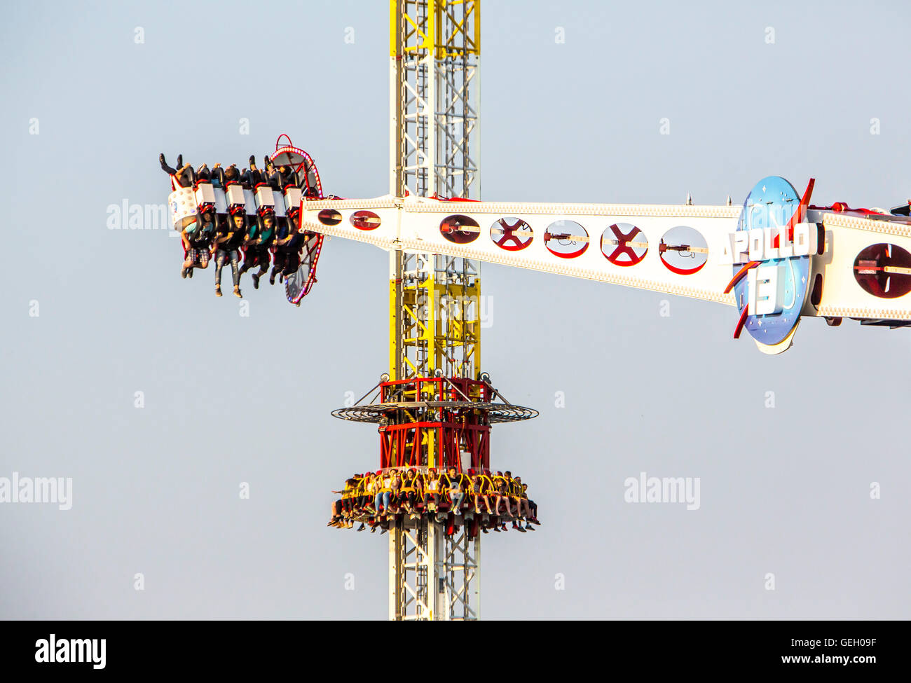 Largest fair on the Rhine, more than 4 millions visitors, with many ...