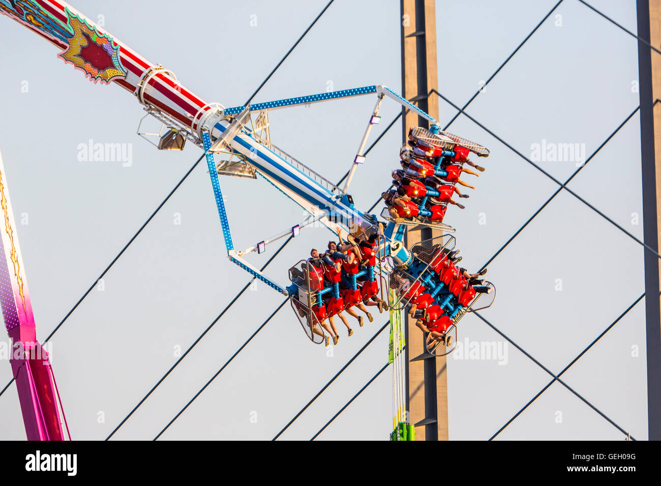 Largest fair on the Rhine, more than 4 millions visitors, with many ...