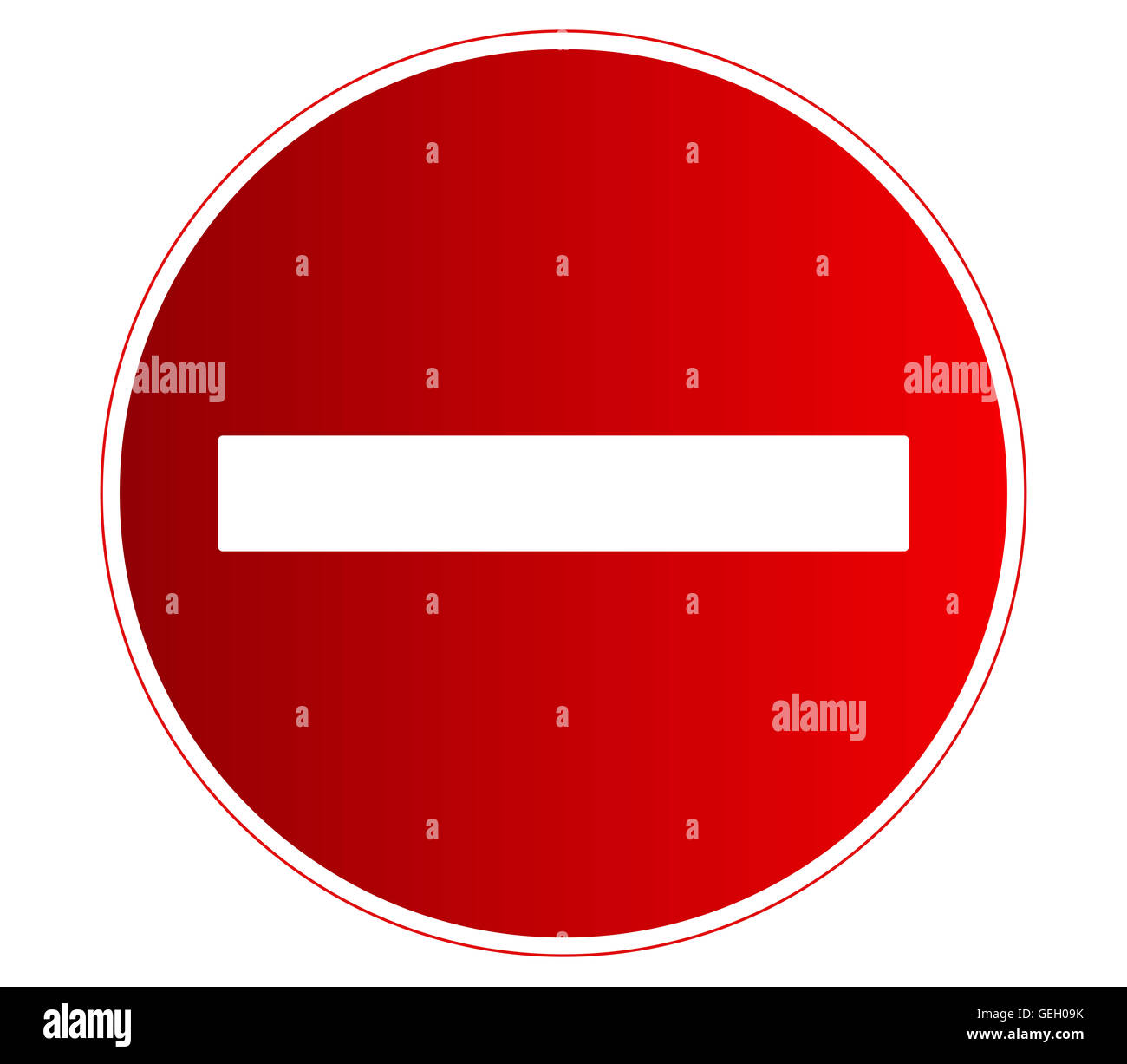 Banned entry Cut Out Stock Images & Pictures - Alamy