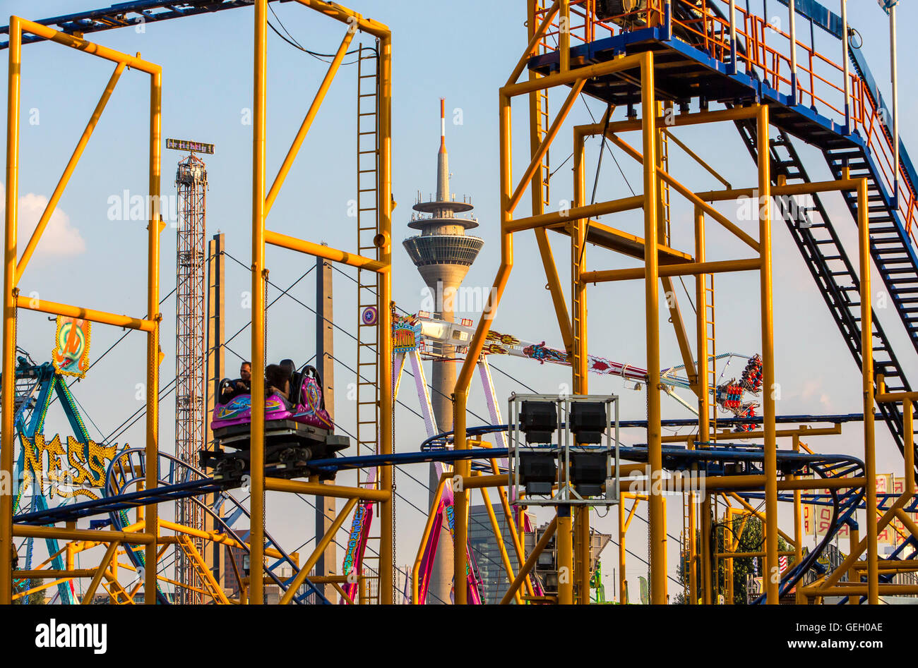Largest fair on the Rhine, more than 4 millions visitors, with many ...