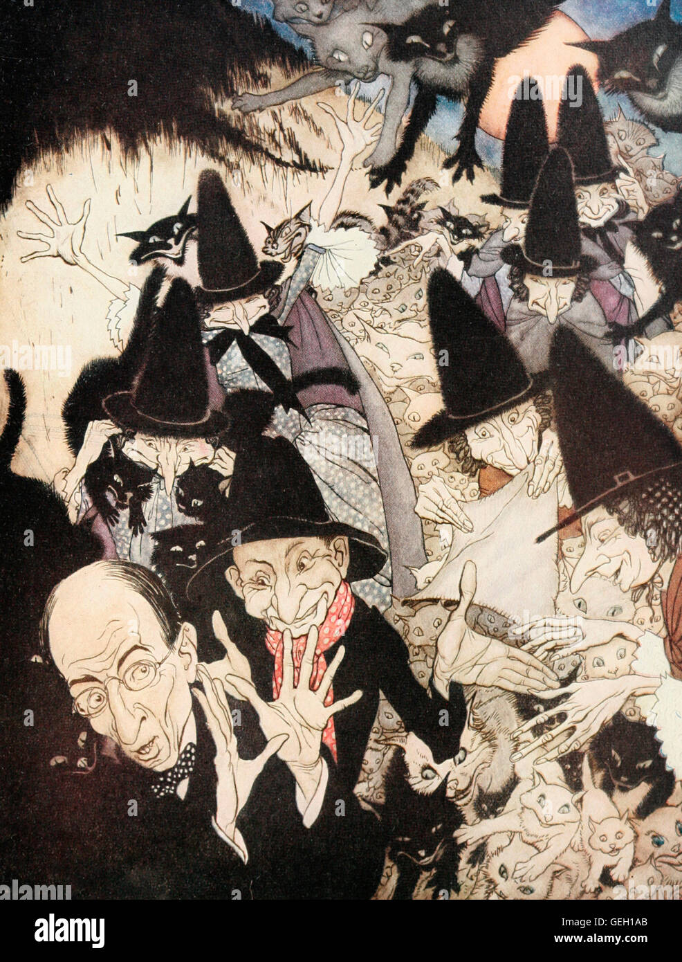 As I was going to St. Ives, Traditional English Nursery Rhyme Stock ...