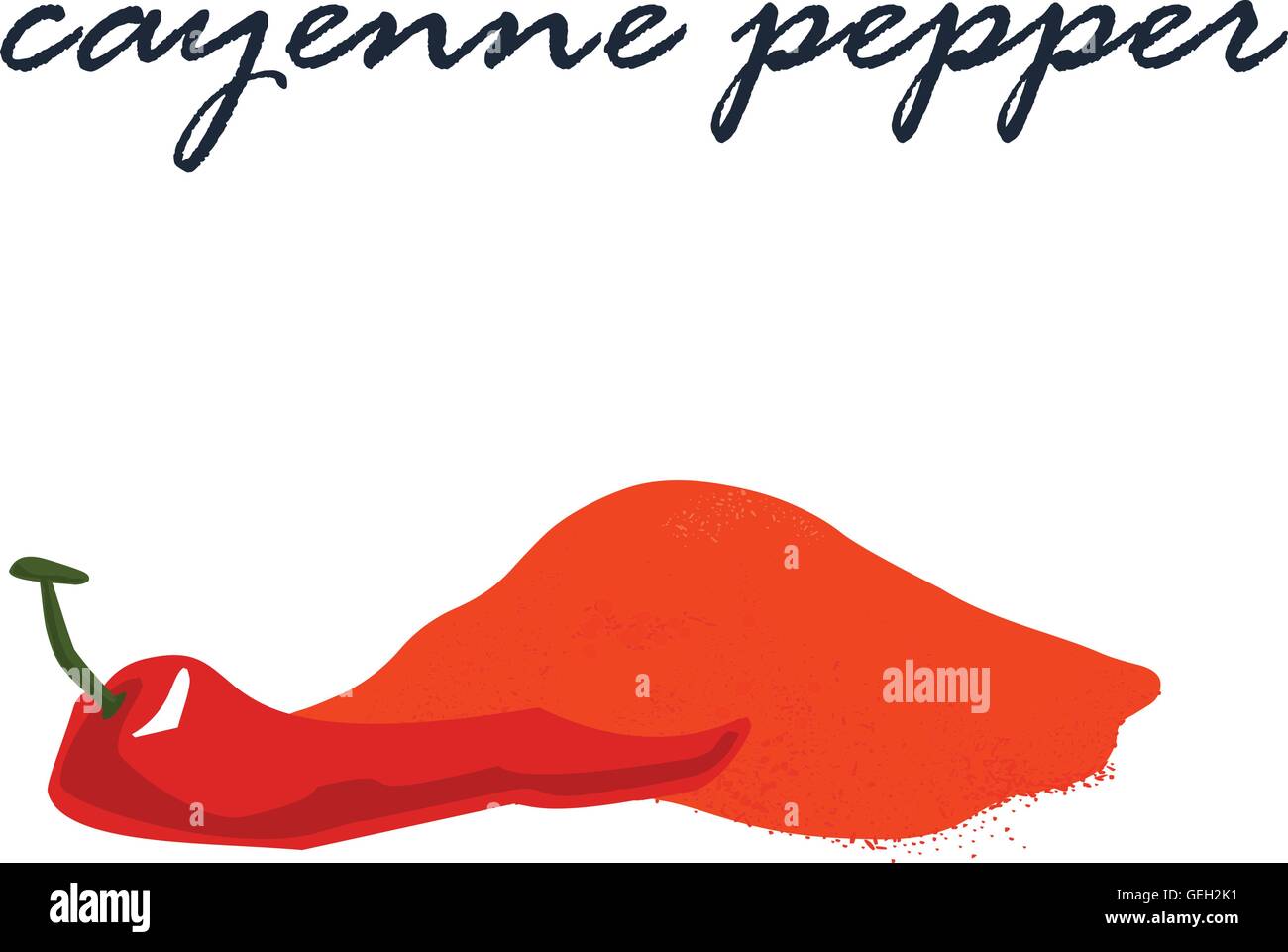 Dry red hot chilli Stock Vector Images - Alamy