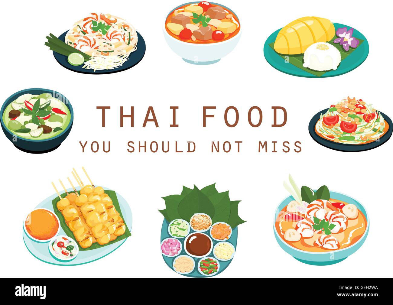 Spicy variety Stock Vector Images - Alamy