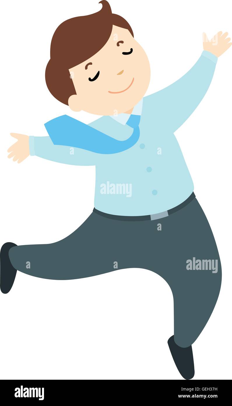 happy officer on white background vector illustration Stock Vector ...