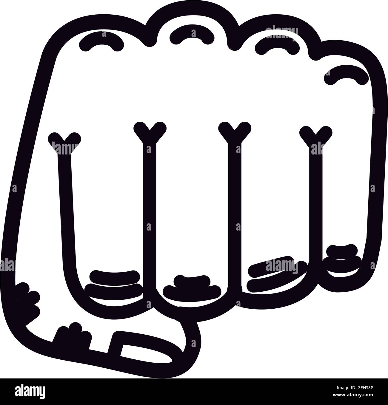 hand fist isolated icon design Stock Vector Image & Art - Alamy