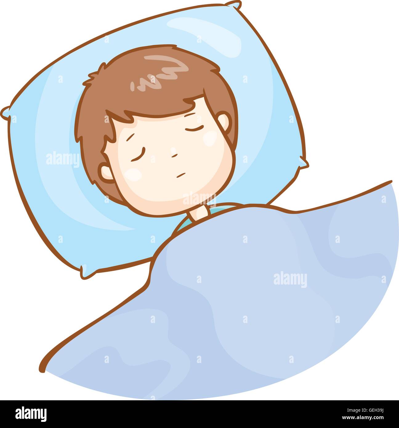 man sleeping well vector illustration Stock Vector Image & Art - Alamy