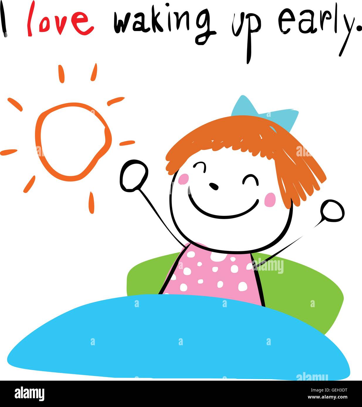 Levantarse Temprano Dibujos