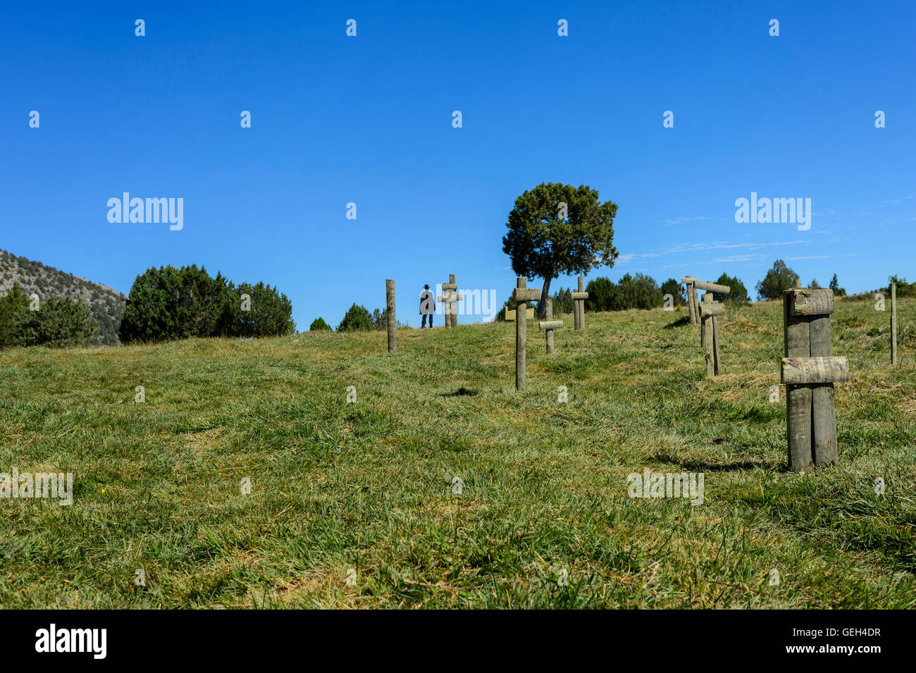 Sad Hill Cemetery Stock Photo - Alamy