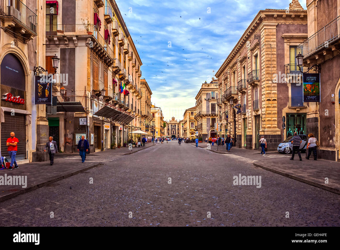 Via etnea hi-res stock photography and images - Alamy