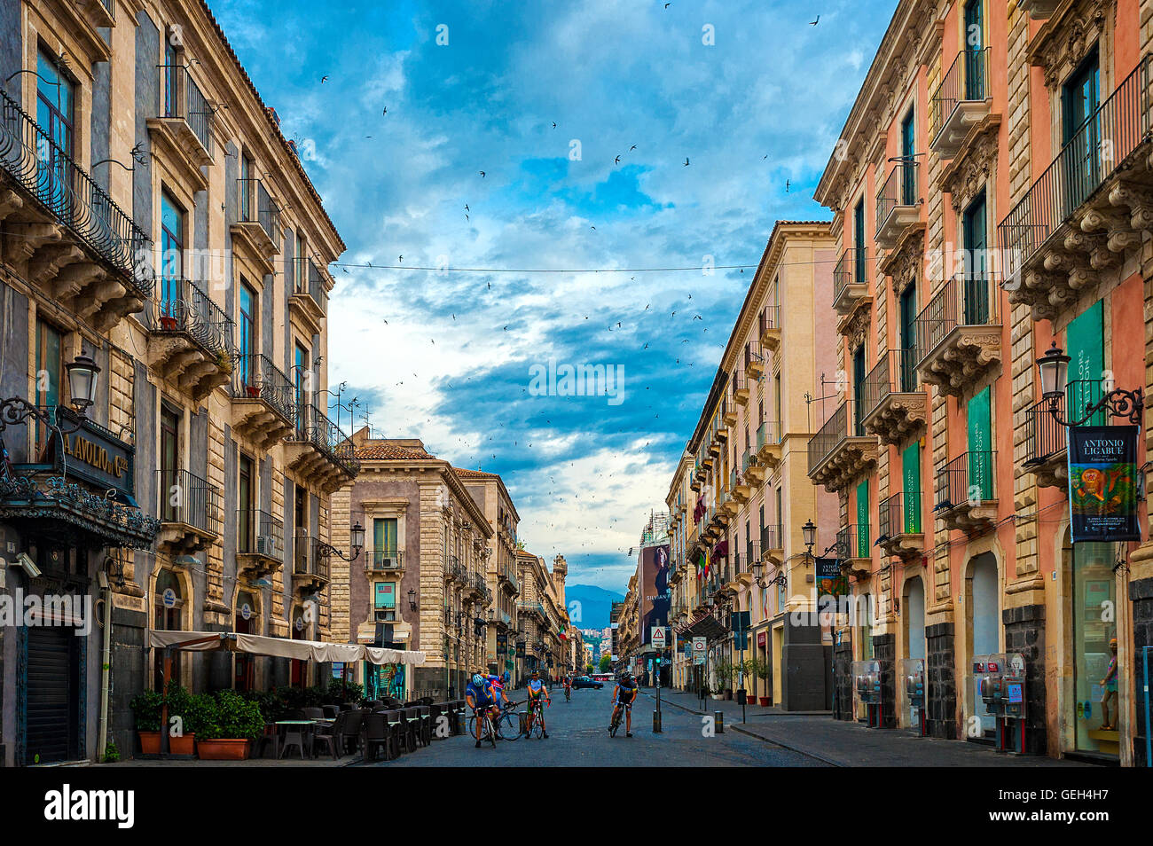 Historic etnea catania sicily italy hi-res stock photography and images ...