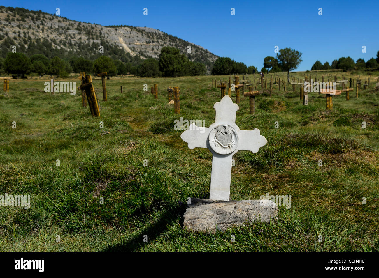 Sad Hill Cemetery Stock Photo - Alamy
