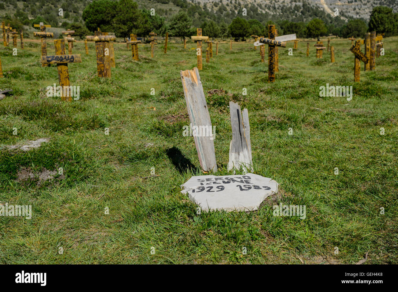 Sad Hill Cemetery Stock Photo - Alamy