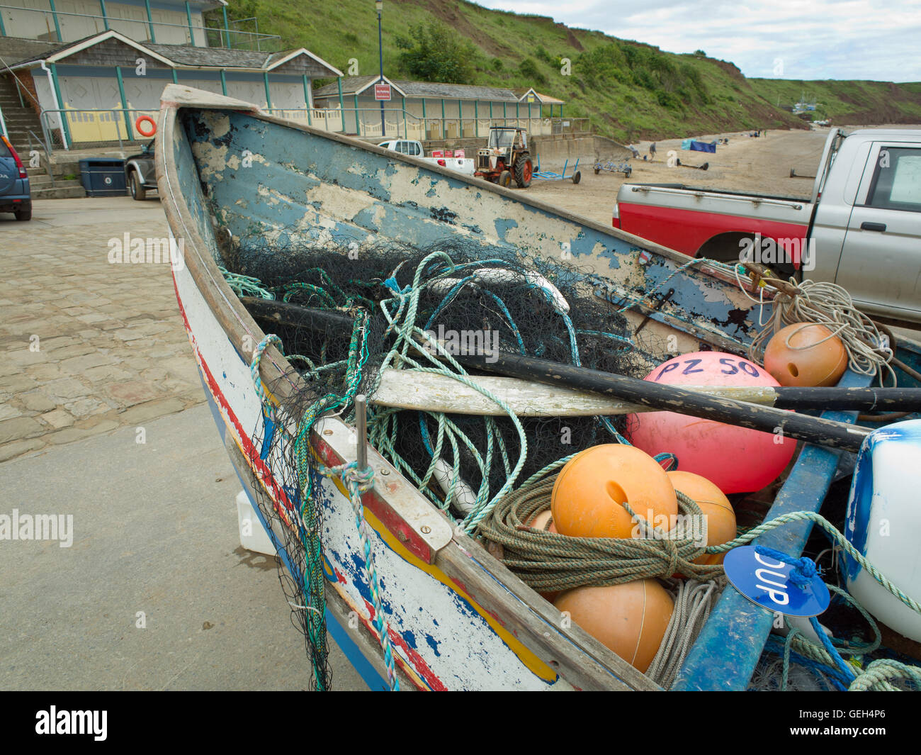 Yorkshire coble boat hi-res stock photography and images - Alamy
