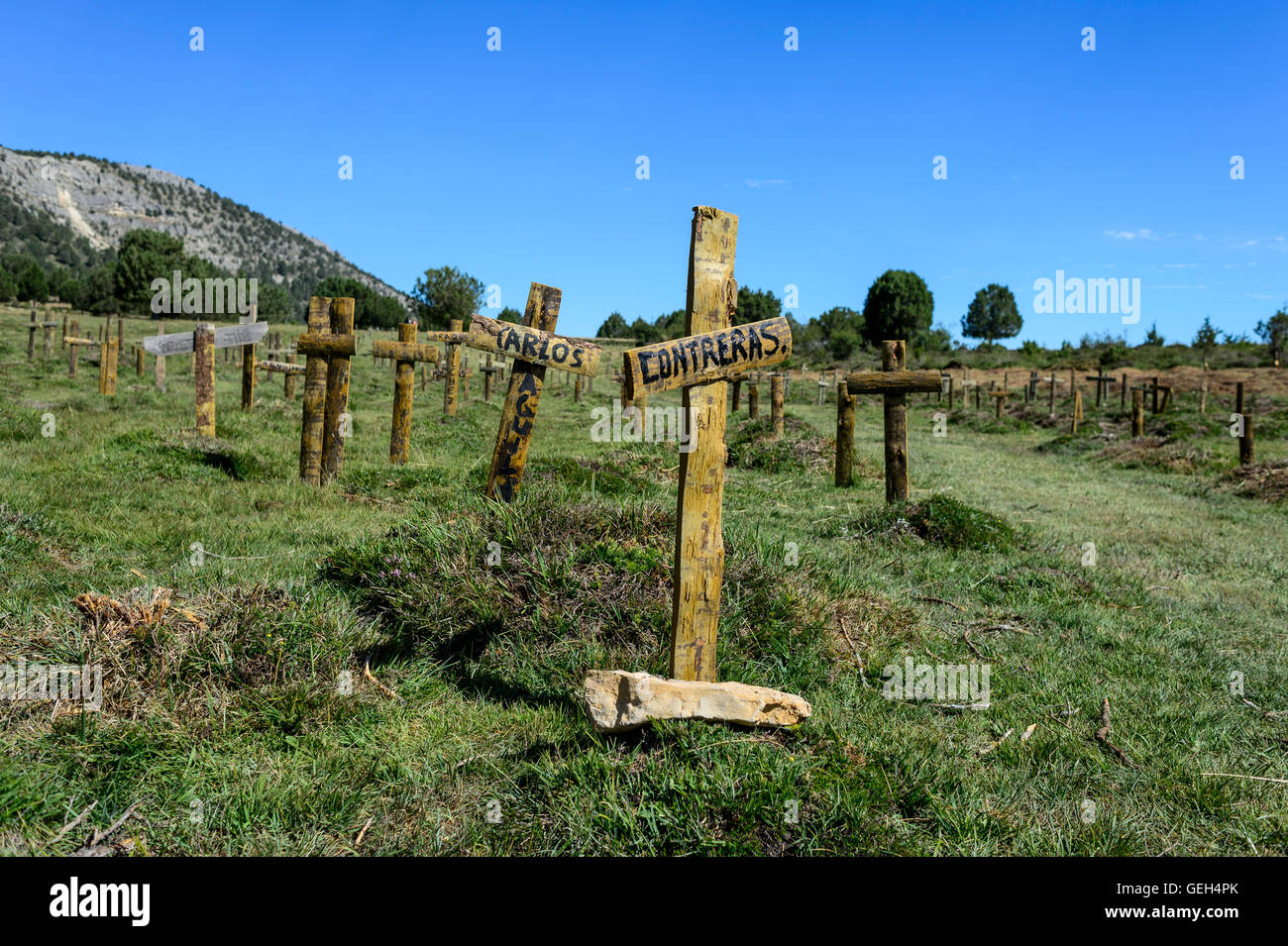 Sad Hill Cemetery Stock Photo - Alamy
