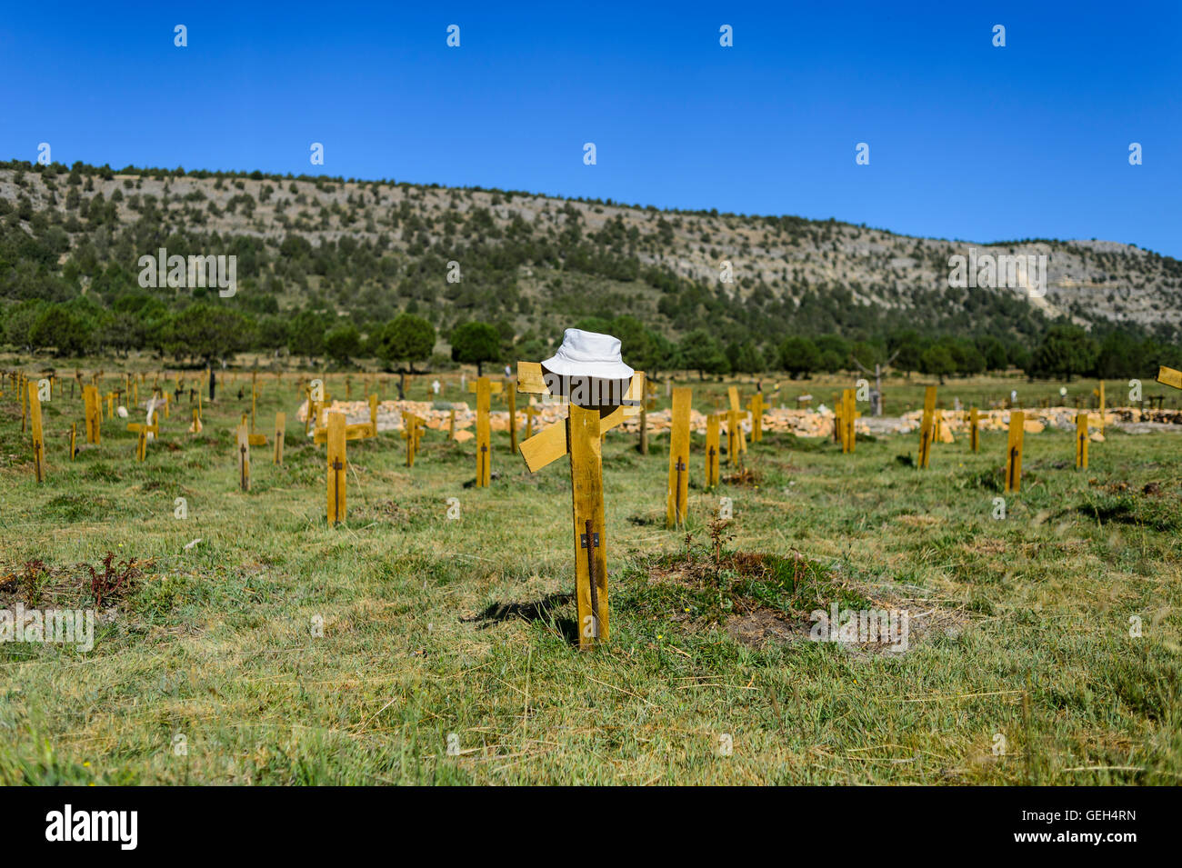 Sad Hill Cemetery Stock Photo - Alamy