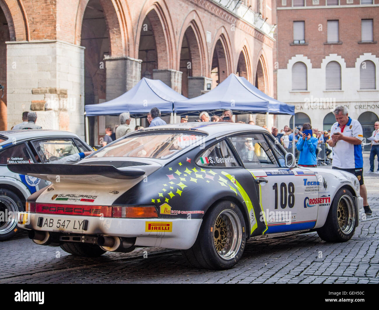 Cremona Historical Rally Circuit 2016 , ceremony, drivers, co pilots ...