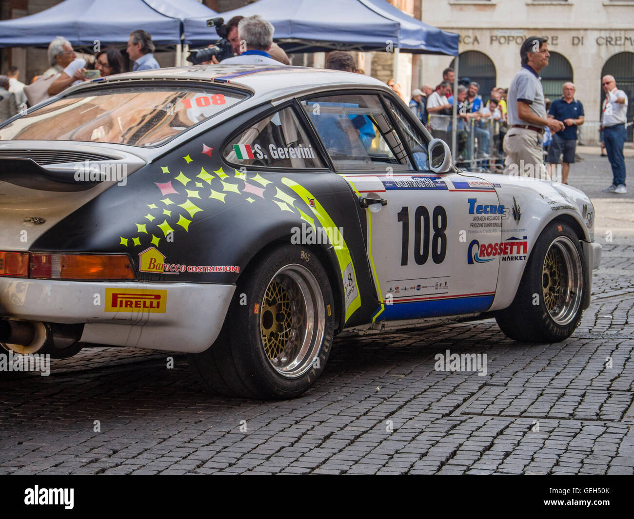 Cremona Historical Rally Circuit 2016 , ceremony, drivers, co pilots ...