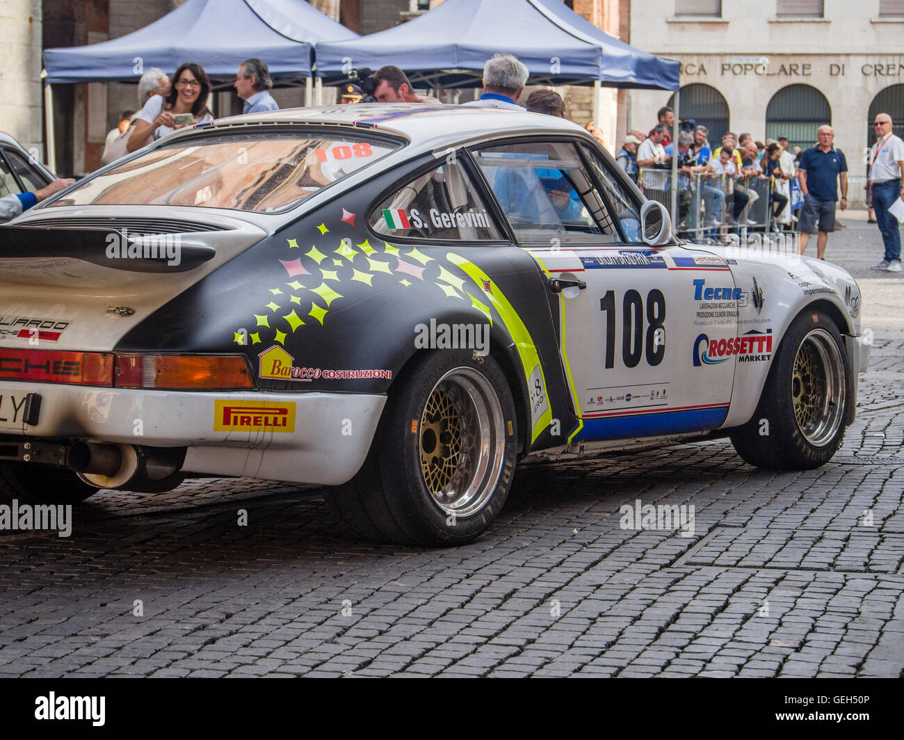 Cremona Historical Rally Circuit 2016 , ceremony, drivers, co pilots ...