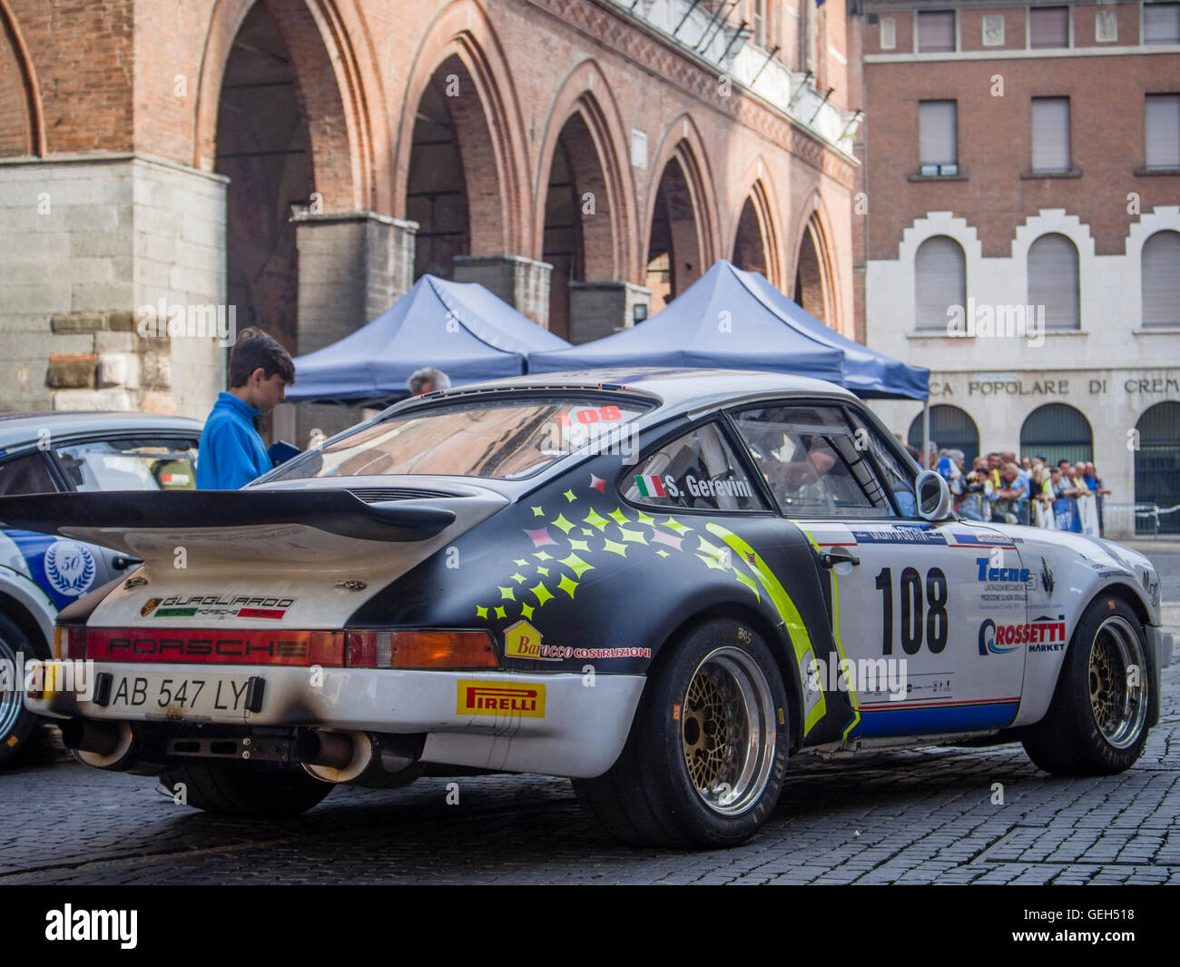 Cremona Historical Rally Circuit 2016 , ceremony, drivers, co pilots ...