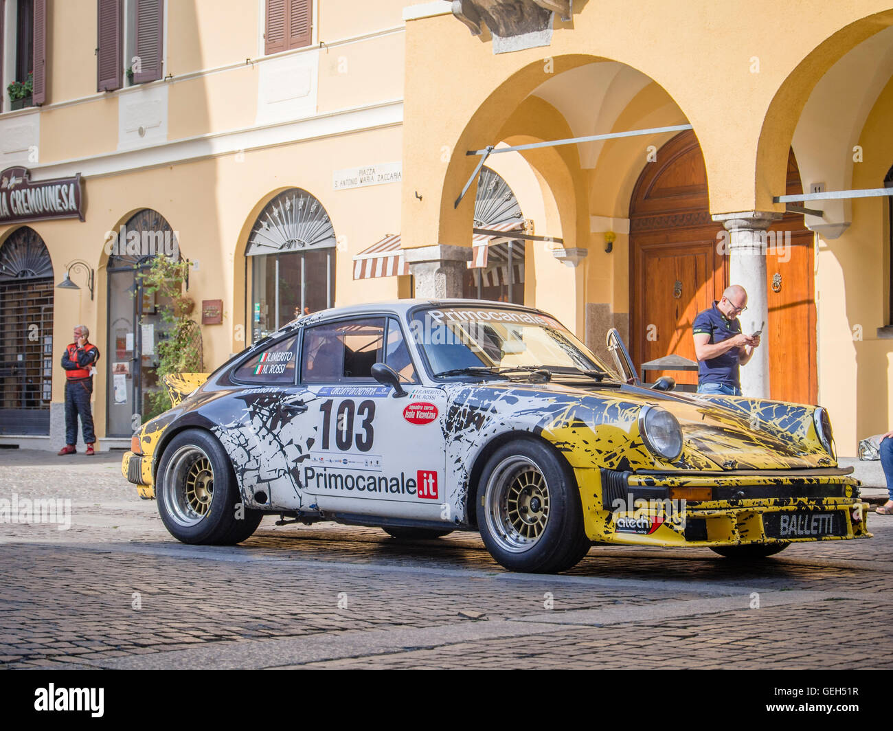 Cremona Historical Rally Circuit 2016 , ceremony, drivers, co pilots ...