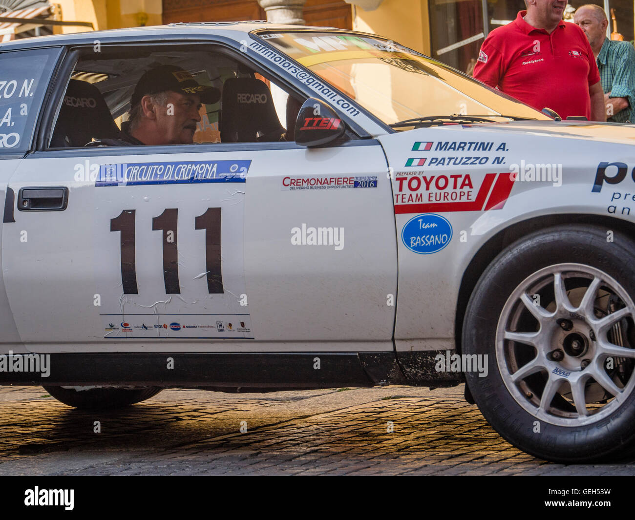 Cremona Historical Rally Circuit 2016 , ceremony, drivers, co pilots ...