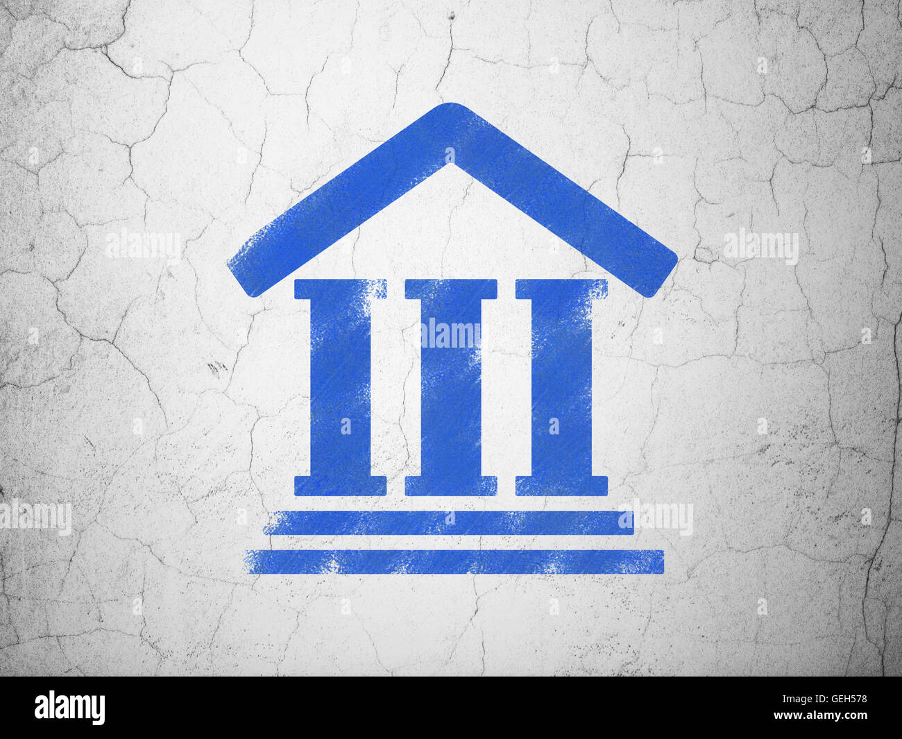 Law concept: Courthouse on wall background Stock Photo - Alamy