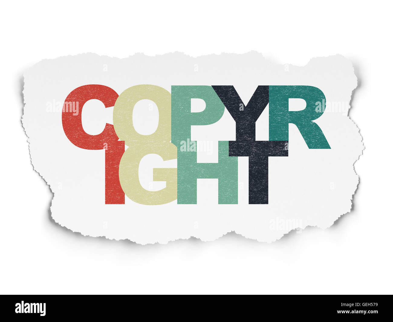 Law concept: Copyright on Torn Paper background Stock Photo - Alamy