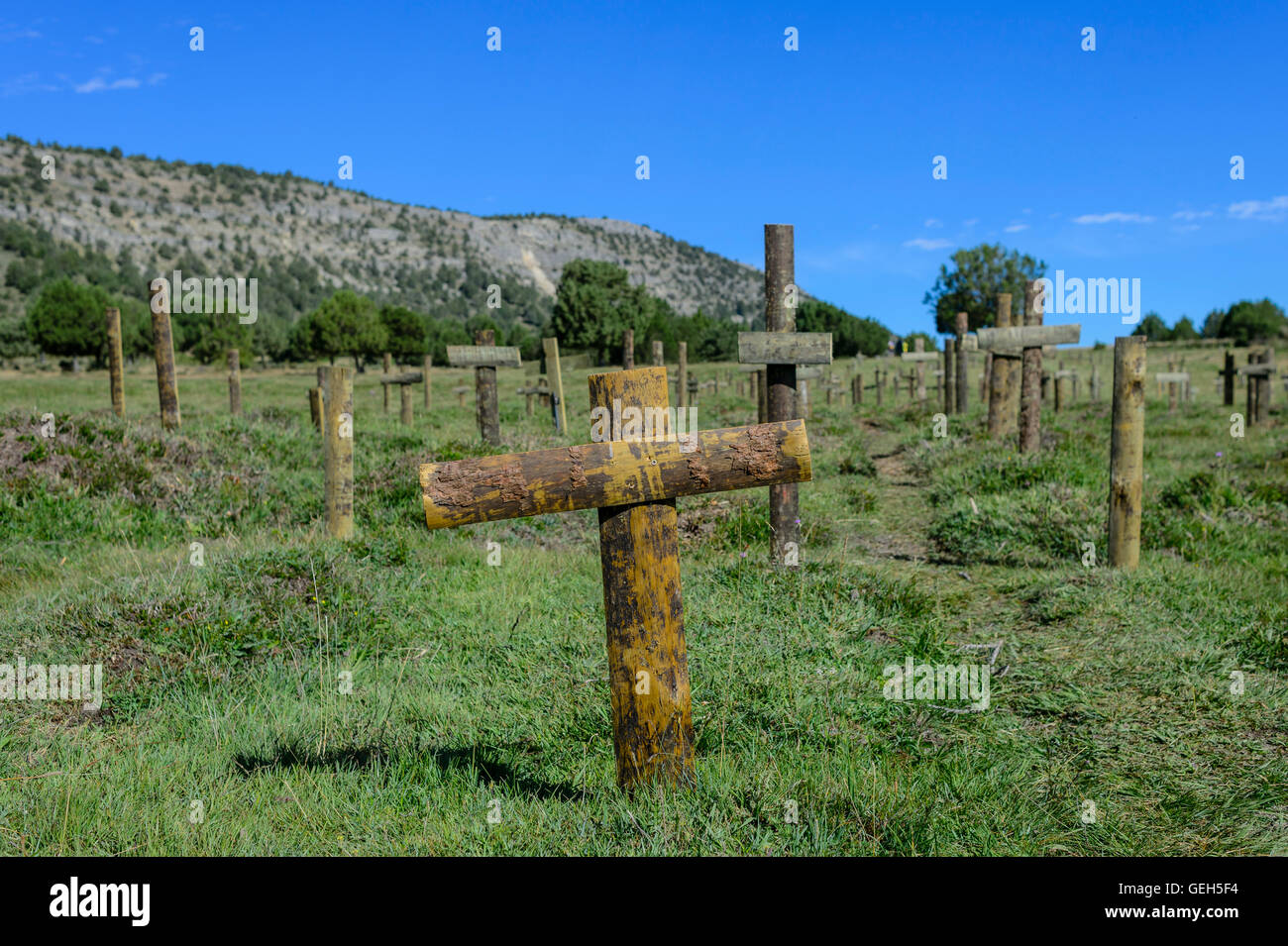 Sad Hill Cemetery Stock Photo - Alamy