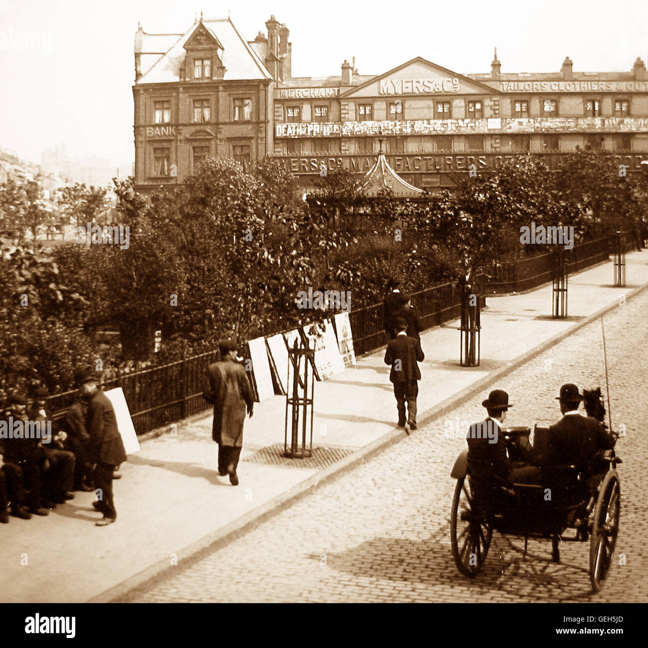 Pembroke Place, Liverpool - Victorian period Stock Photo - Alamy
