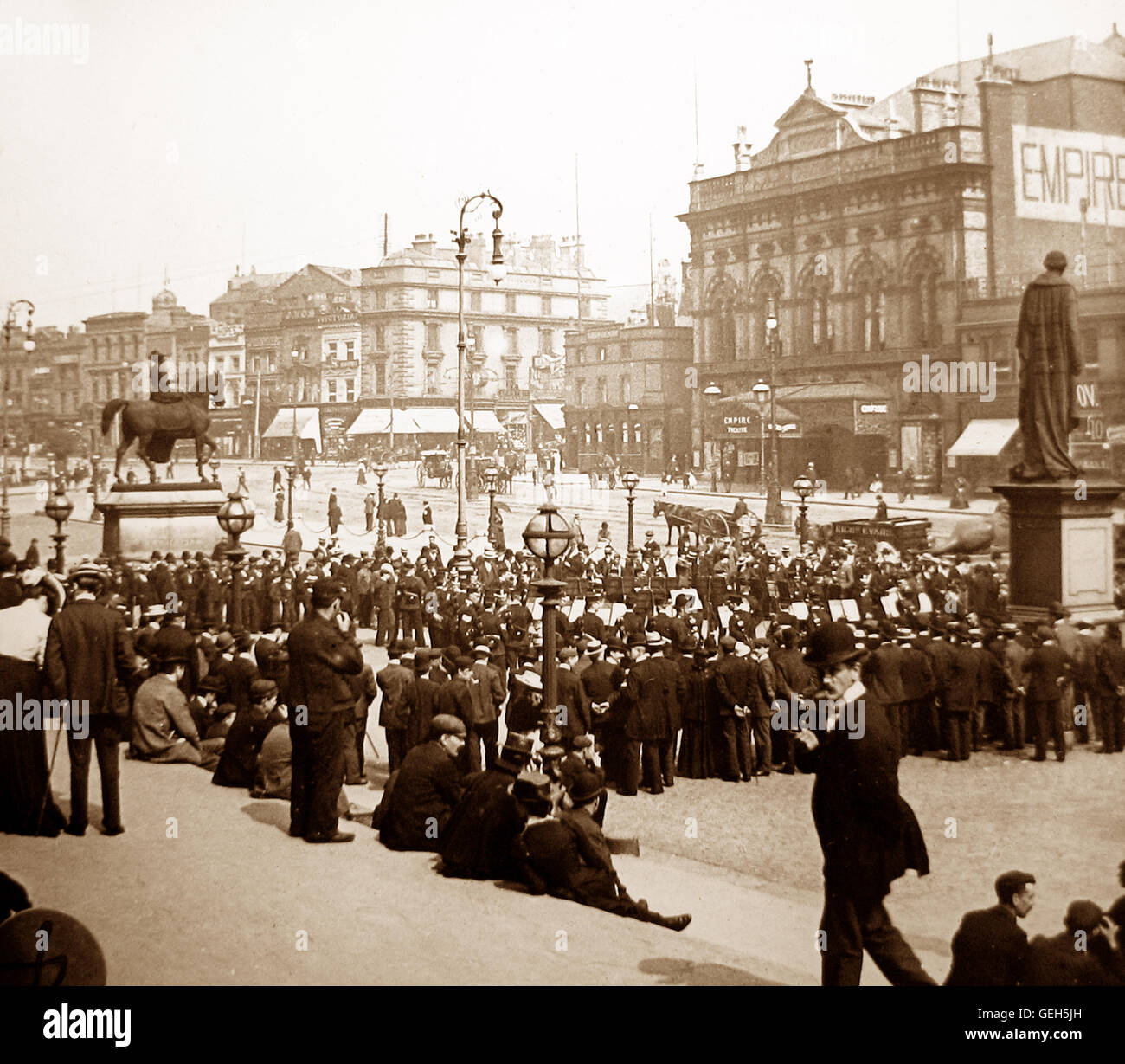 St. George's Place, Liverpool - early 1900s Stock Photo - Alamy