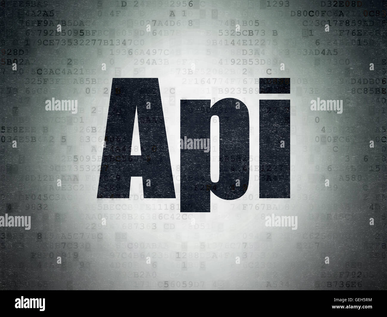 Programming concept: Api on Digital Data Paper background Stock Photo ...