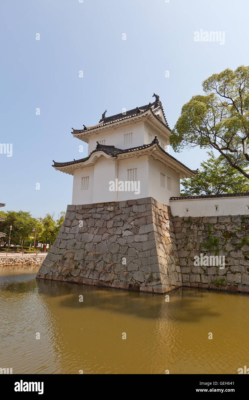 Otesumiyagura Tower (reconstructed in 1955) of Ako Castle (circa 17th c ...