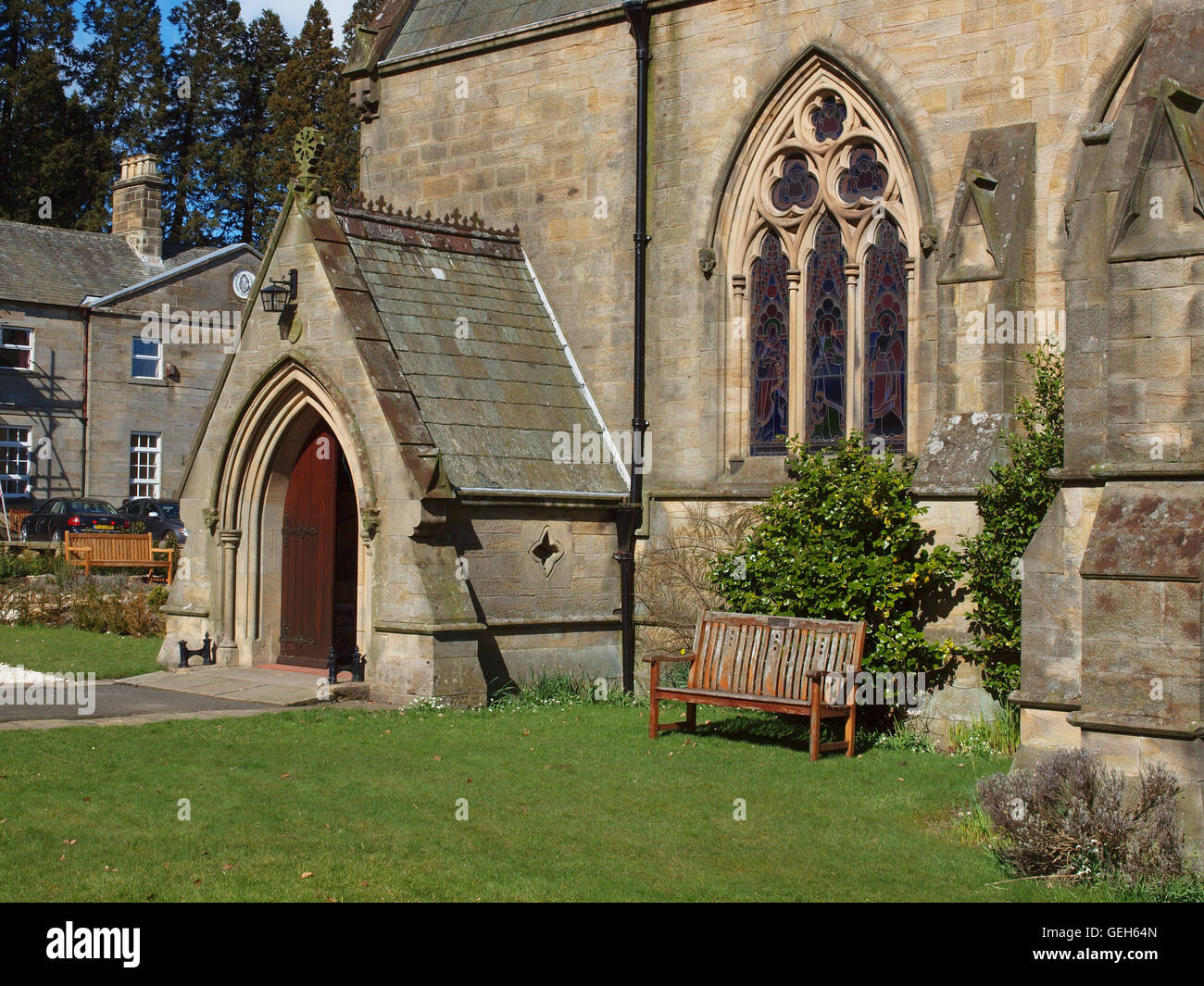 The interior and exterior of 'St Elizabeth's Roman Catholic Church' at ...