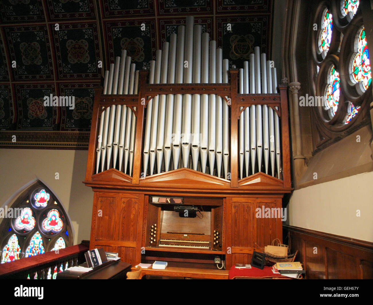 The interior and exterior of 'St Elizabeth's Roman Catholic Church' at ...