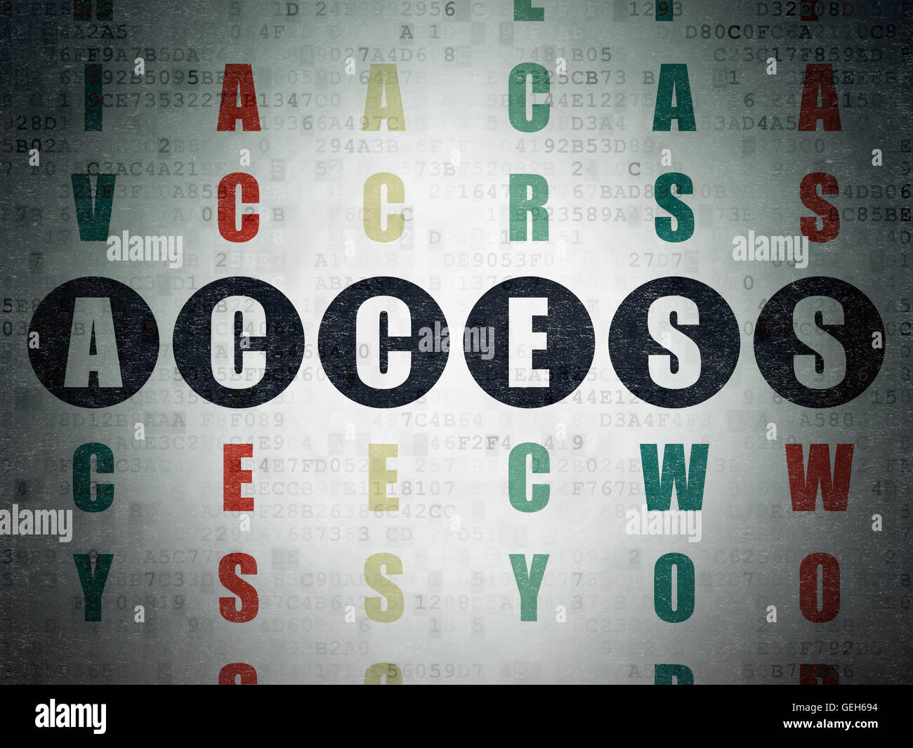 Safety concept: Access in Crossword Puzzle Stock Photo - Alamy