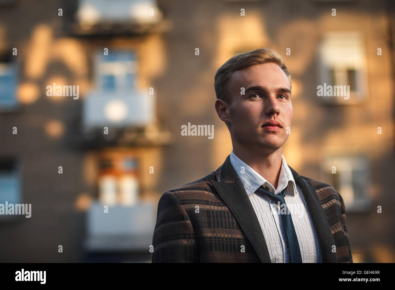 Handsome successful hi-res stock photography and images - Alamy