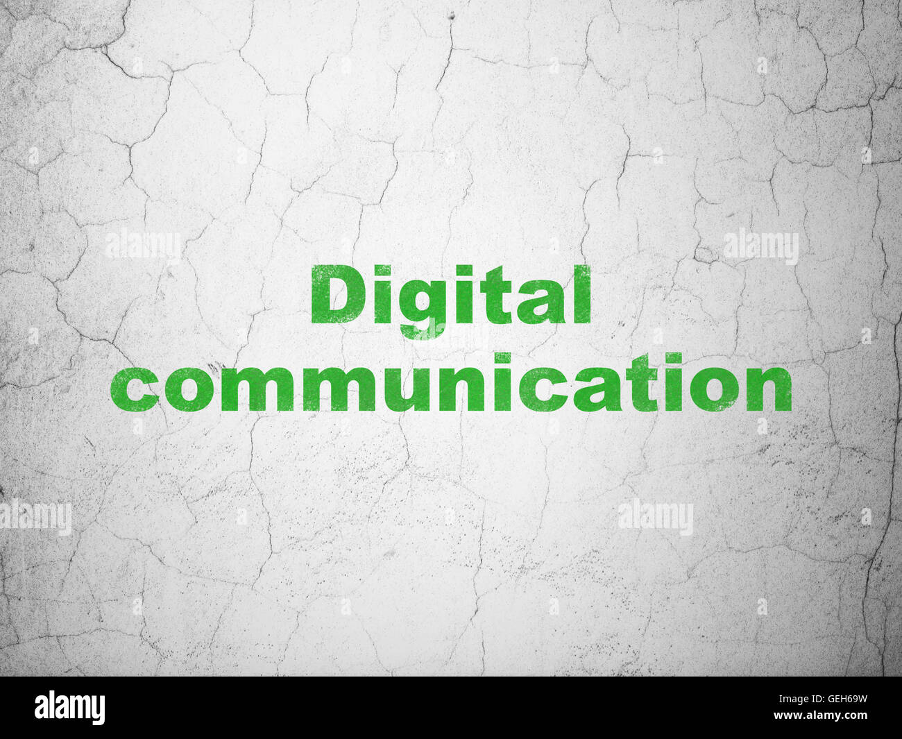 Information concept: Digital Communication on wall background Stock ...