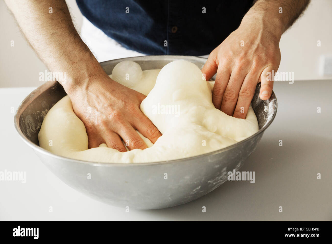 Mixing bread dough england hi-res stock photography and images - Alamy